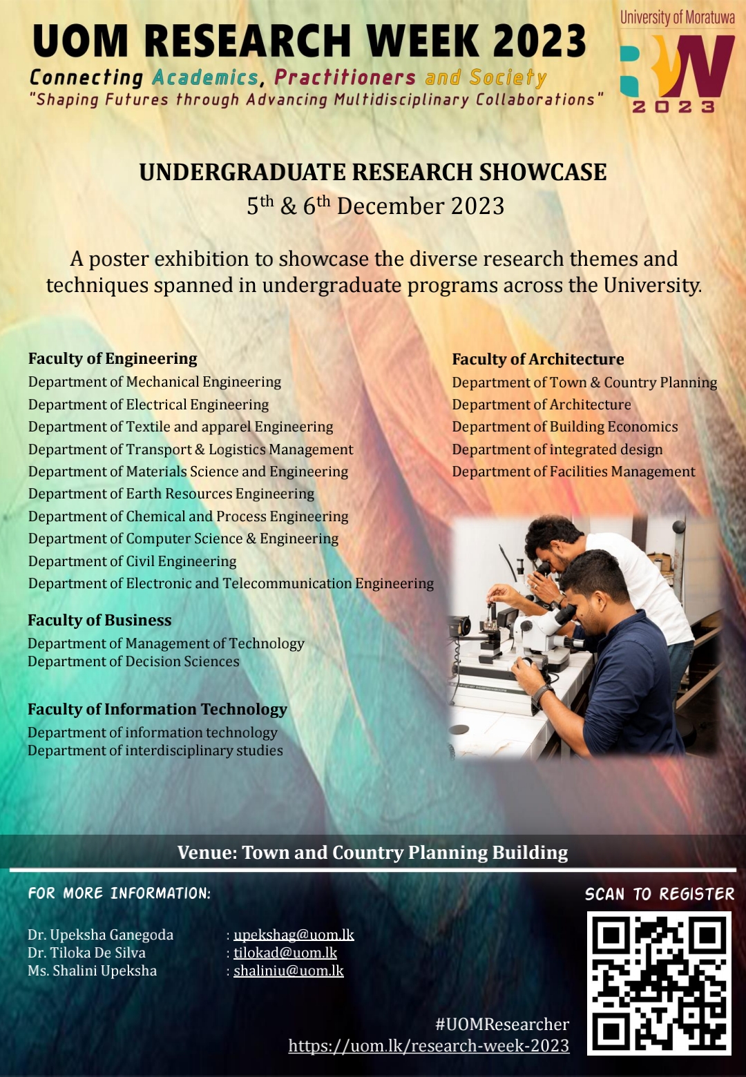 UoM Research Week 2023 | University of Moratuwa